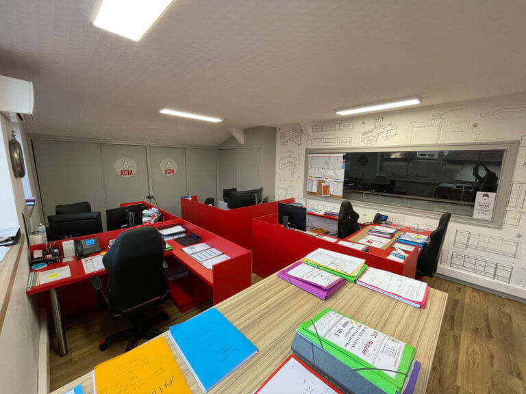 Les bureaux d'ACM - Atelier 423 - Design et réhabilitation d'entreprise